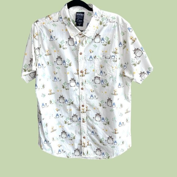 Studio Ghibli | Shirts | Studio Ghibli My Neighbor Totoro Button Front ...
